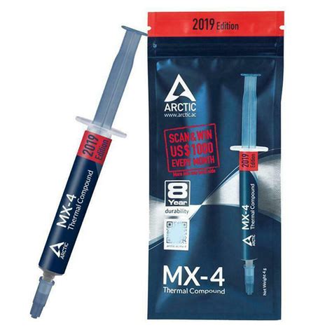 2019 4g Mx 4 열 화합물 전도성 그리스 Mx 4 실리콘 페이스트 방열판 프로세서 Cpu Gpu 냉각 팬 석고 생활