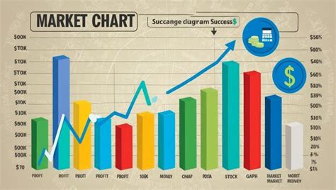 Visualize Growth And Success In Finance With Charts And Currency