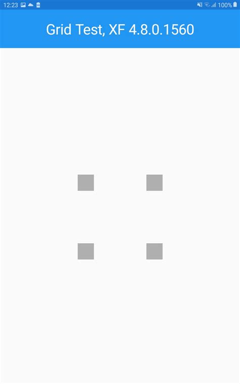 Bug Grid Broken In Issue Xamarin Xamarin Forms GitHub