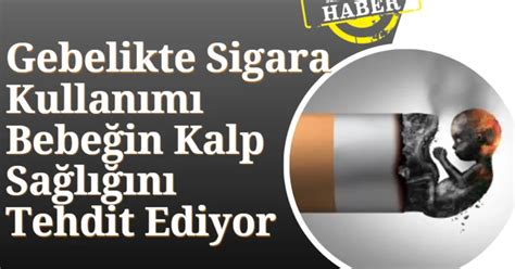 Gebelikte Sigara Kullanımı Bebeğin Kalp Sağlığını Tehdit Ediyor
