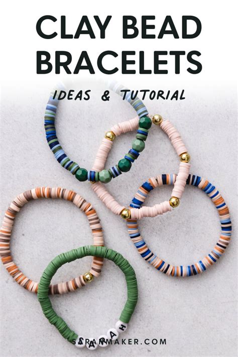 Clay Bead Bracelet Ideas And Diy Tutorial Sarah Maker