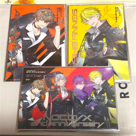 售 彩虹社 Nijisanji Noctyx 2nd 週年 Sonny Alban Fulgur Uki 特典 興趣及遊戲 收藏品及