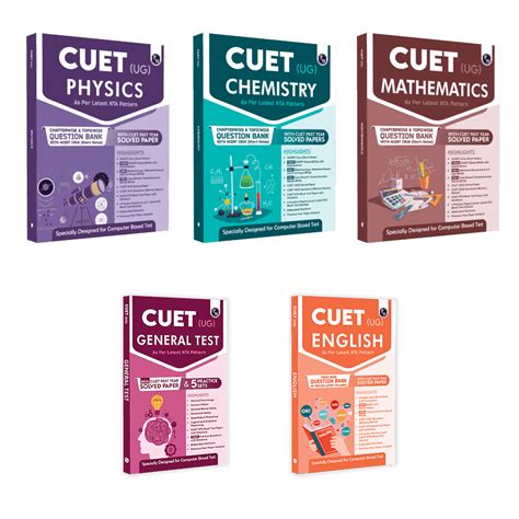 Cuet Ug Physics Chemistry Mathematics General Test And English Set