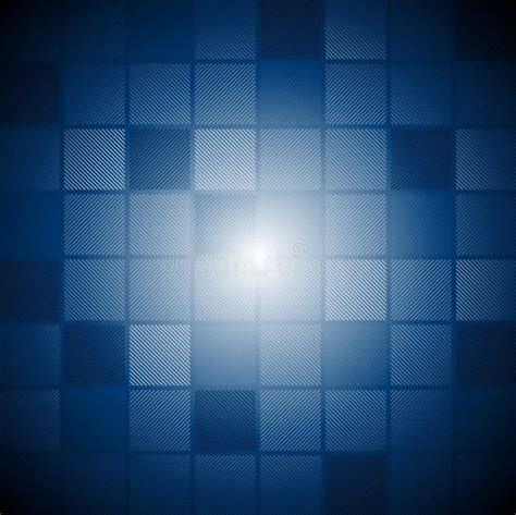 Dark Blue Technology Template Stock Vector Illustration Of Hitech