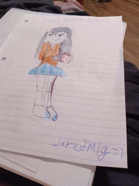 I Tried To Draw Yuri From Ddlc Rddlc