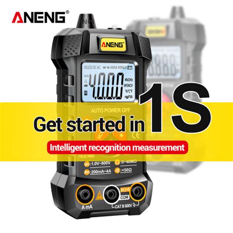 Aneng M167 Digital Mini Multimeter Acdc Electrical Instruments Tester