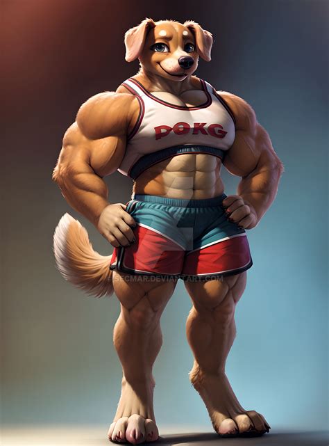 Open Adoptable Full Body Buff Dog Girl By Secmar On Deviantart