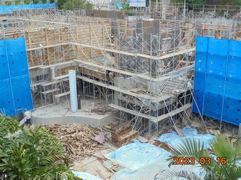 臺北市政府工務局新建工程處 內湖國中綜合大樓新建工程施工照片 112年3月份