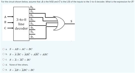 Solved Consider The Design Of A Logic Circuit That Takes Two