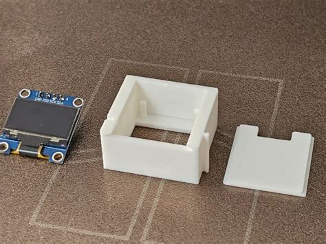 Arduino Ssd1306 Oled 显示器模块化外壳 来自 Maciej Makerworld：免费下载 3d 模型