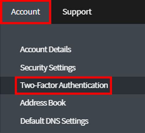 Enabling Two Factor Authentication For The Control Panel Customer Support Guides LCN