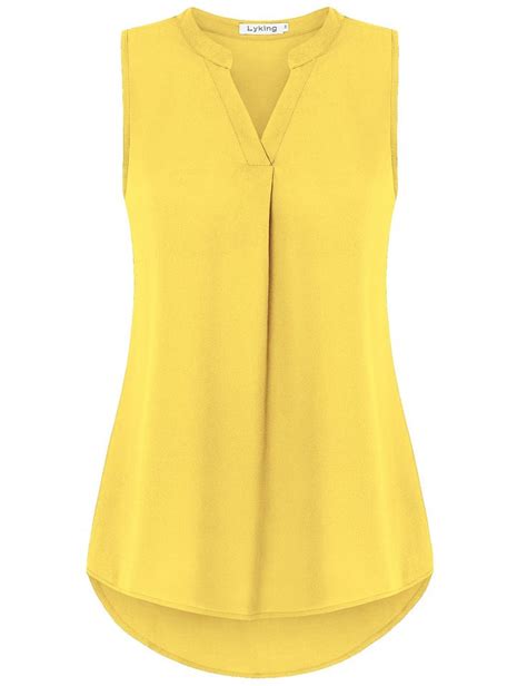 Stylish Sleeveless Chiffon Blouse For Women
