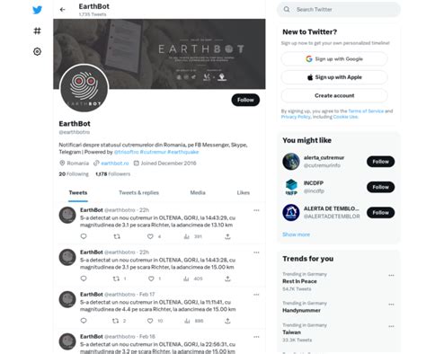 Earthbot Botwiki