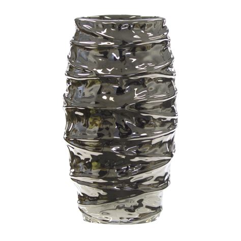 Jetzt Kaufen Keramik Design Vase A Klein Silber Der Daro Deko Online Shop Deko Aus
