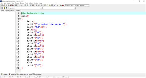 C Program To Calculate The Grade Of Student Using 60 Off
