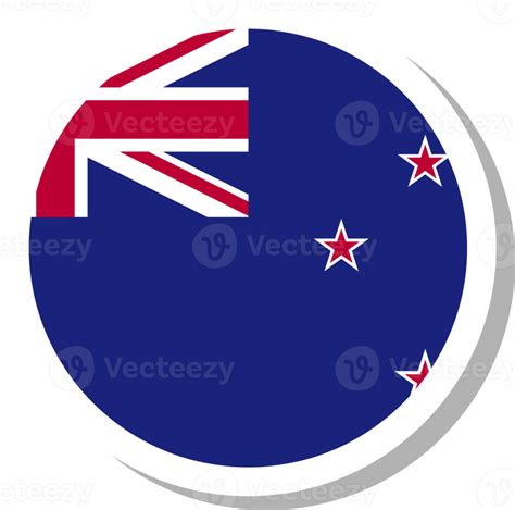 New Zealand Flag Circle Shape Flag Icon 16707182 Png
