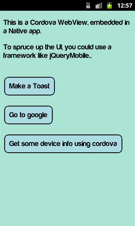 GitHub Linnesq EmbeddedCorovaWebViewDemo Basic Android Project With