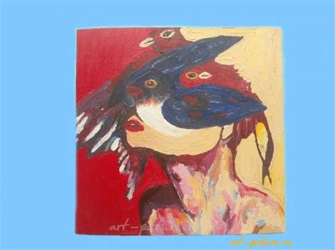 Купить картину Birds Масло холст Художник Amenova Anastasiya