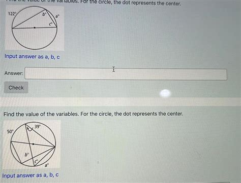 [answered] 122 Answer Check Input Answer As A B C B 50 Variables For