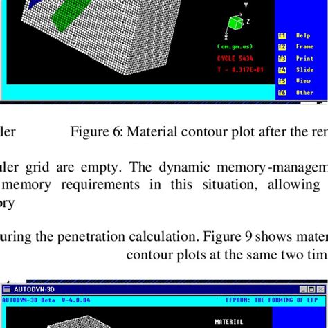 The Euler Grid At Two Different Times During The Penetration