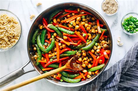 Chickpea Vegetable Stir Fry Recipe Vegan Girls Guide