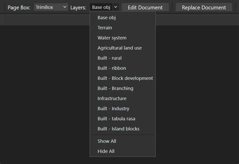 Placed Document Layers Dropdown Remain Open Until You Move Your Mouse
