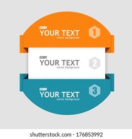 Vector Colorful Text Boxes Infographics Options Stock Vector Royalty