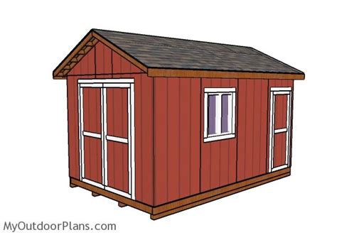 10x16 Garden Shed Plans Myoutdoorplans