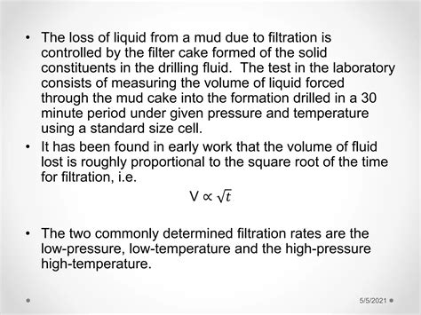 Lab 9 Measurement Of Filtrate Loss And Mud Cake Thickness Of Drilling