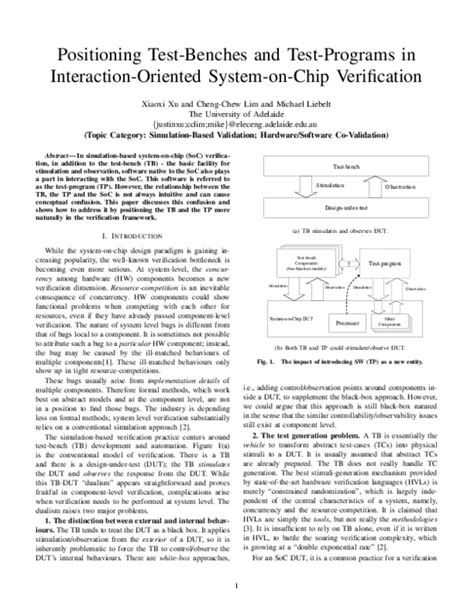 pdf positioning test benches and test programs in interaction