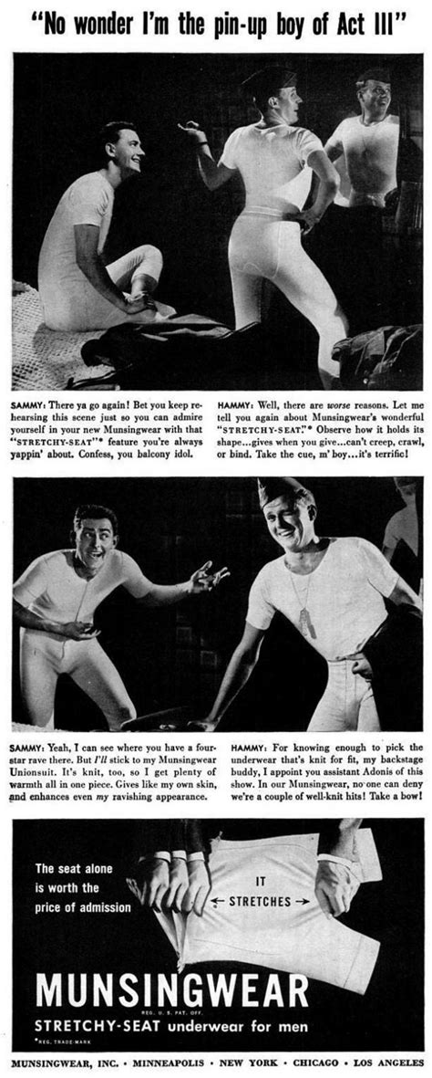 A Chuckle From The Past Munsingwears Mens Underwear Ads From The 1940s