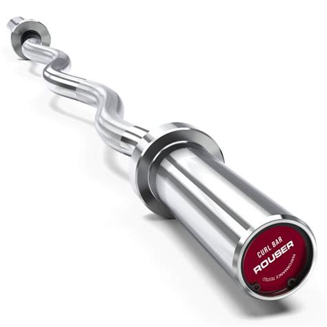 rouser ez curl barbell bar