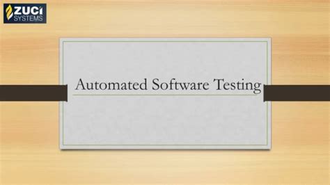 Ppt Automated Software Testing Powerpoint Presentation Free Download