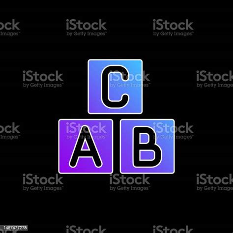 Abcブロックの青いグラデーションベクター画像アイコン Guiのベクターアート素材や画像を多数ご用意 Gui おもちゃ アイコン
