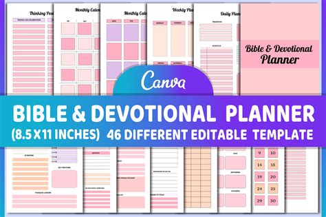 Bible Devotional Planner Canva KDP Graphic By Creative Design