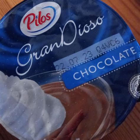 Czekoladowy Pudding Grandioso Chocolate Pilos калорійність харчова