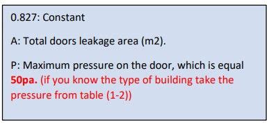Air Flow Rate Calculations