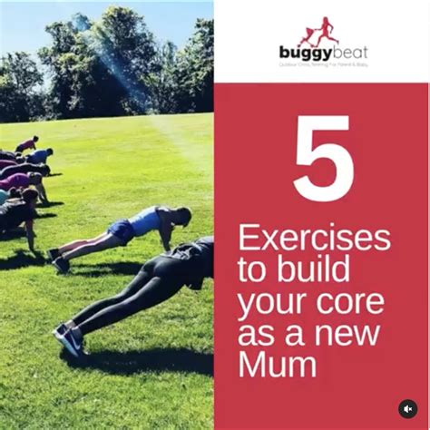 5 Exercises To Build Your Core As A New Mum Buggybeat