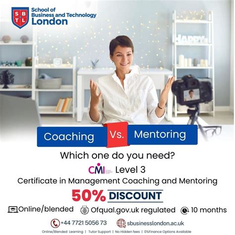 Enrol Cmi Level 3 Certificate In Management Coaching And Mentoring