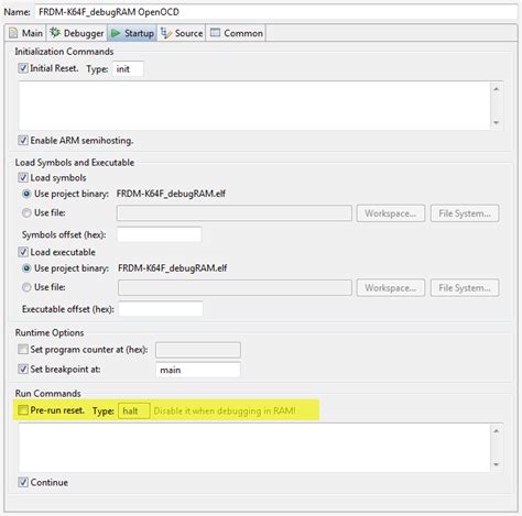 Ram Target With Kinetis Design Studio And Frdm K F Mcu On Eclipse