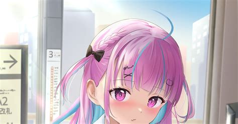 湊あくあ またね のchu モチ樹のイラスト Pixiv