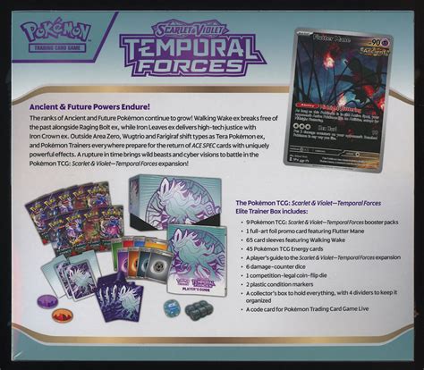 Pokemon Scarlet And Violet Temporal Forces Elite Trainer Box Flutter