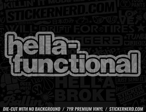 HELLA STICKERS - HELLASTOCK DECALS - VINYL STICKERS – StickerNerd.com