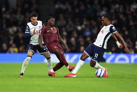 Tottenham 0 Man City 1 Doku And Haaland Deliver But Were There