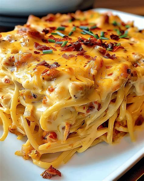 Spicy Southern Cheesy Chicken Spaghetti Casserole