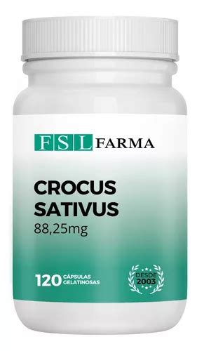 Crocus Sativus saffron Extrato 88 25mg 120 Cáps Parcelamento sem juros