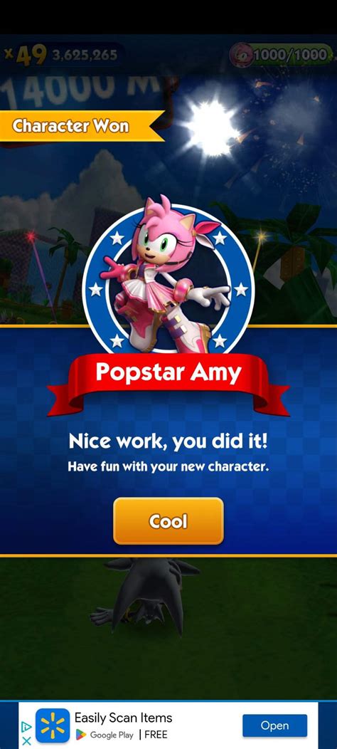 Popstar Amy On Sonic Dash Sonic The Hedgehog Amino