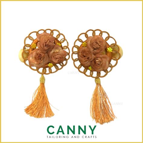 2pcs Curtain Button Clip Flower And Star Pengikat Langsir Corak