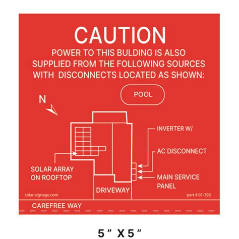 01 392 Custom Map Placard Solar Signage