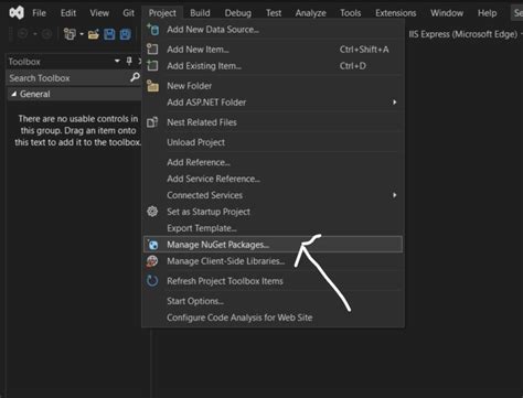 Asp Net Adding NuGet Packages Including Libraries With ASP NET Web